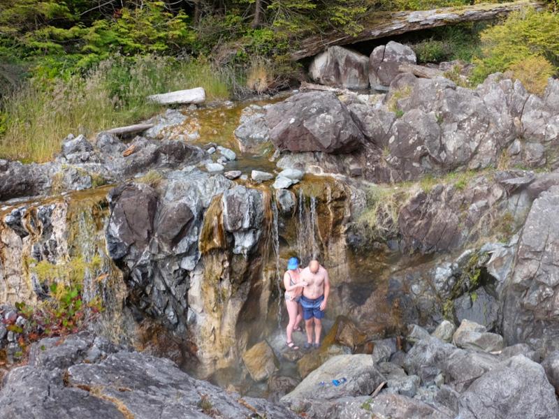 Hike, soak at Hot Springs Cove Vancouver Island with Ahous Adventures ...